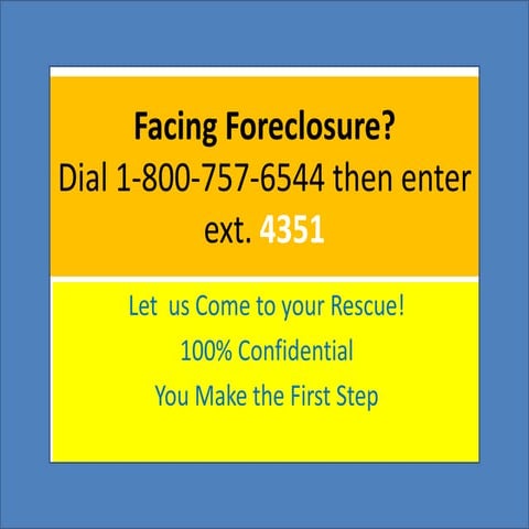 Facing Foreclosure Gas Pump Sign | PPTX