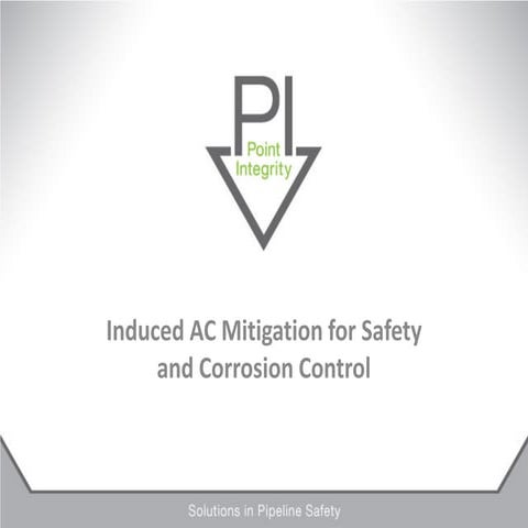 Presentation: Induced AC Mitigation for Safety and Corrosion Control | PDF