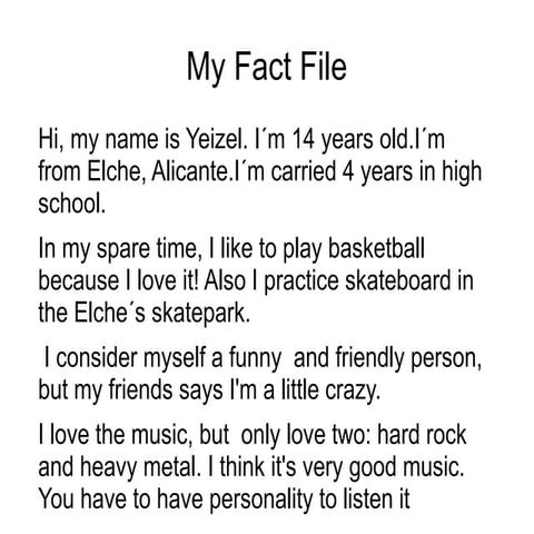 Fact File | PDF