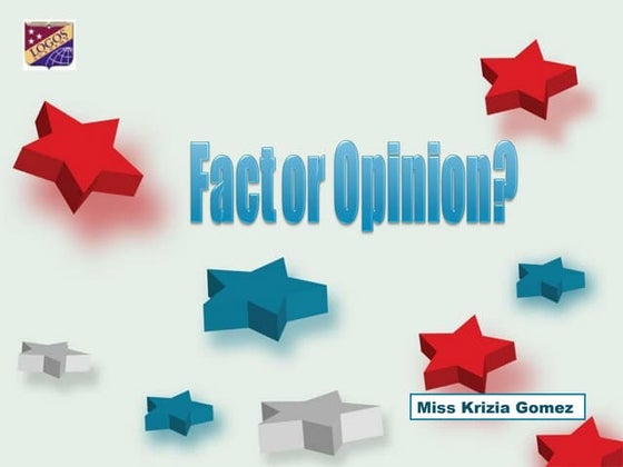 Fact and opinion_ppt | PPT