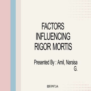 Factor-influencing-rigormortis.pptx in fish | PPTX