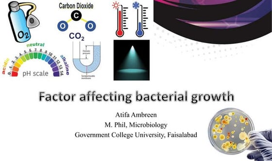 Factors affecting the growth of microbes | PPT
