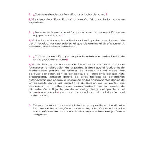 Factor de Forma | DOCX