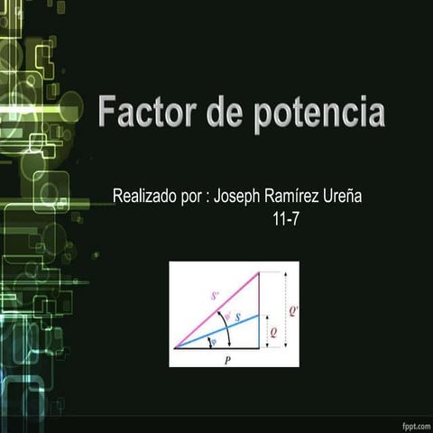 Factor de potencia | PPTX