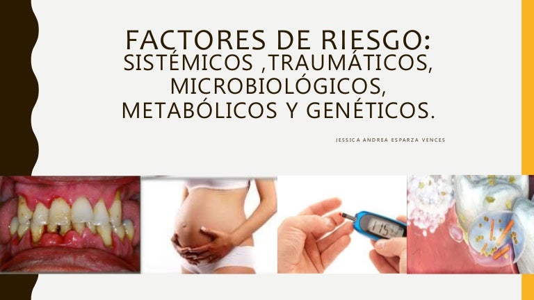 Factores de riesgo de la periodontitis