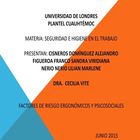 EXPO ERGONOMÍA cibertec guia par apoder explicar un tema | PPTX
