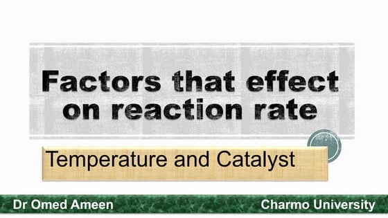 Theories of Reaction Rate - Ashika G | PPT