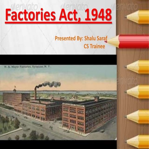 factory act 1948 Forms | DOC