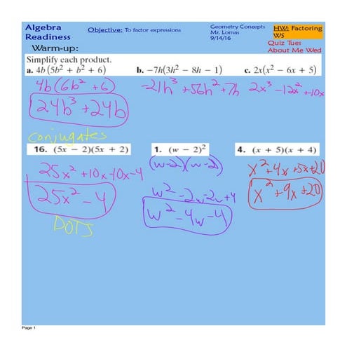 Solving Quadratics By Factoring Review Concepts.pdf