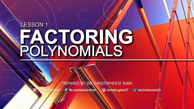 Grade 8 Mathematics Common Monomial Factoring Pptx Programming Languages Computing