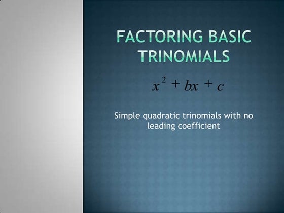 Algebra Presentation on Topic Modulus Function and Polynomials | PPT