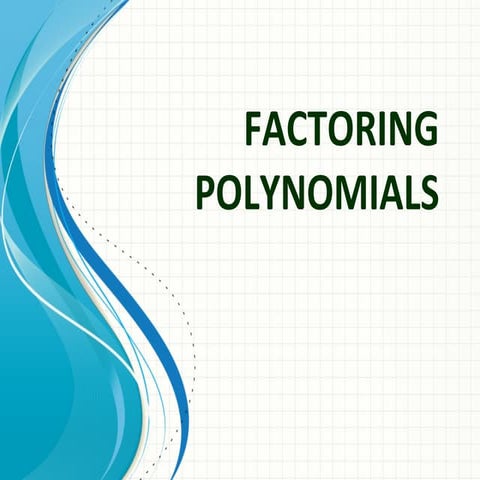 Factoring pst | PPT