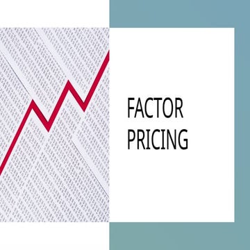 What is Factor Pricing, Features and its uses | PPT