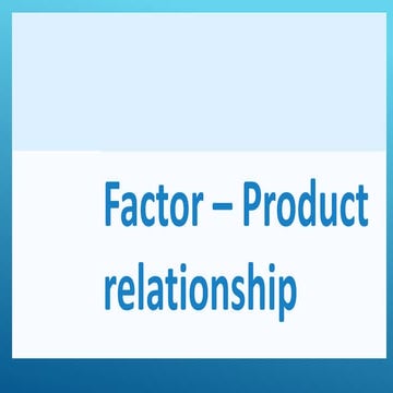 factor product relation by dr Reshma kaushal.pptx