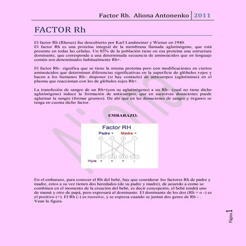 Factor rh | PPTX