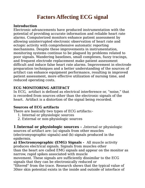 Phonocardiography(PCG) | PPTX