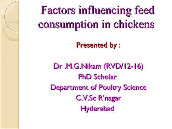 Systems of feeding poultry | PPT