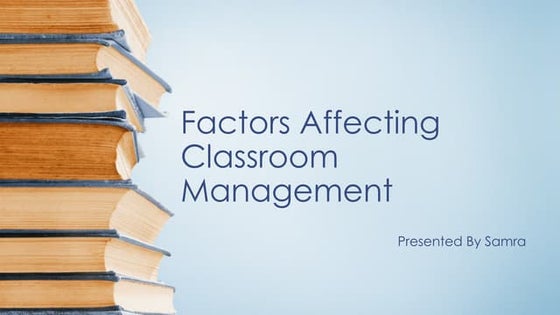 Classroom management strategies | PPTX