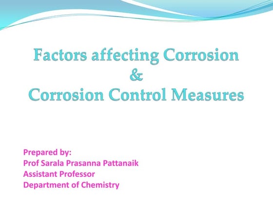ENGINEERING CHEMISTRY: Module 2-corrosion & its control - metal ...