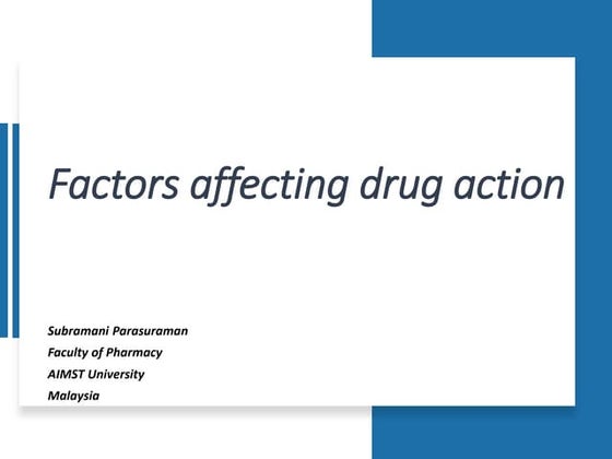 GERIATRIC PHARMACOLOGY Geriatric pharmacology is a specialized field ...