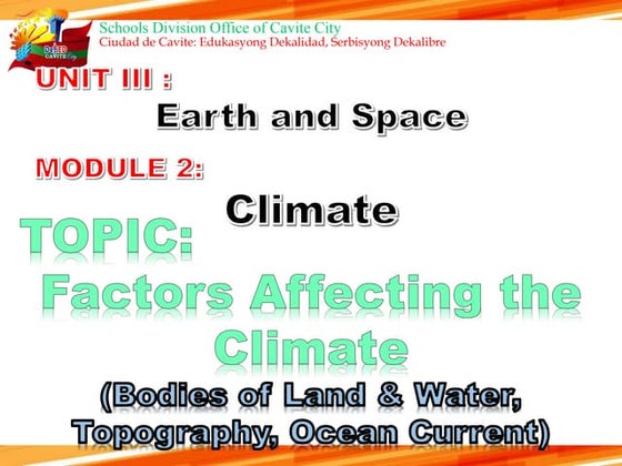 Factors that affect climate 4 | PPT