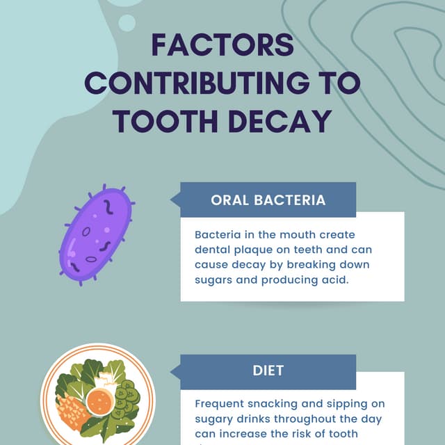 Factors Contributing to Tooth Decay | PDF