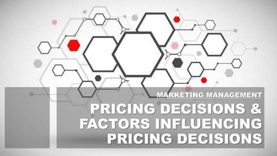 Pricing decision | PPTX