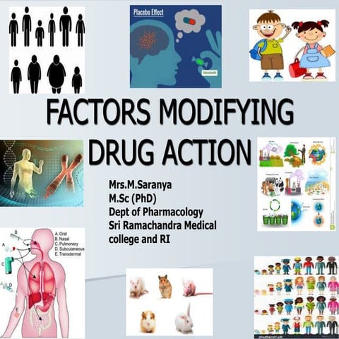 Factors modifying drug action | PPT
