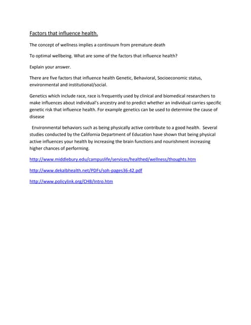 Parental Relationship Affect Health | PDF