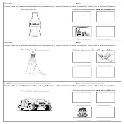 Factors of Production Worksheet | PDF