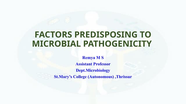 Pathogenic mechanisms of microbes of medical importance | PPTX