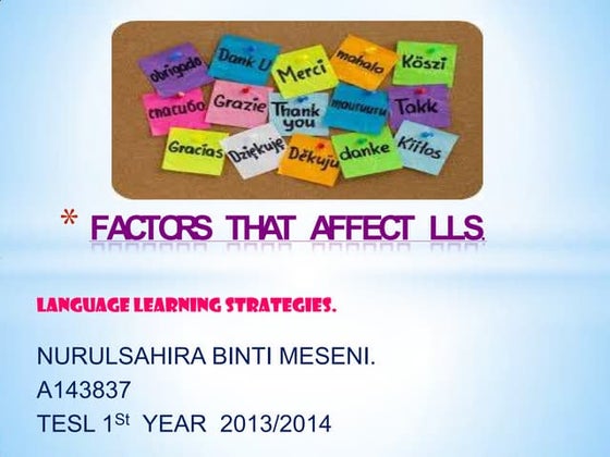 5 Factors Affecting LLS | PPT