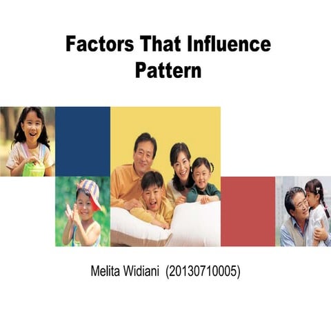Factors that influence pattern | PPTX