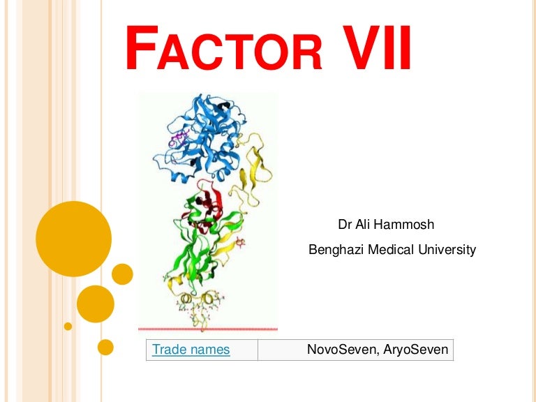 Clotting Factor vii