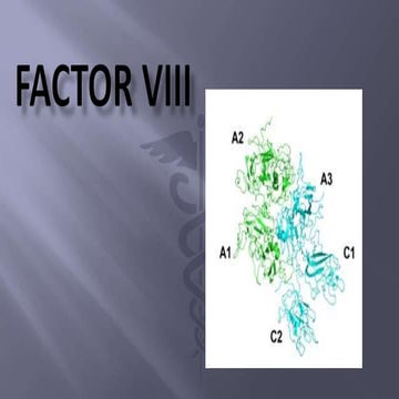 Factor viii | PPTX