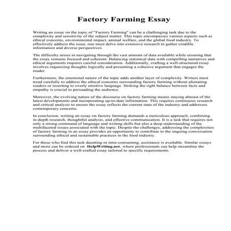 Factory Farming Essay.pdf