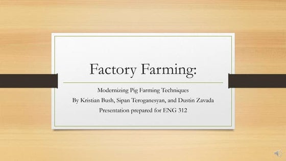 Factory Farming Humane Foundation Humane Foundation | PDF