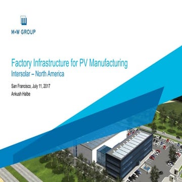 Factory Infrastructure for Battery Manufacturing | PDF