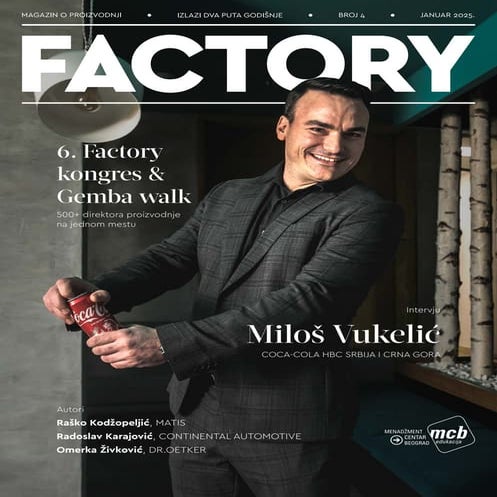 FACTORY MAGAZIN #4 MENADŽMENT CENTAR BEOGRAD | PDF