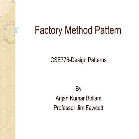 Design pattern (Abstract Factory & Singleton)