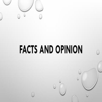 reading and writing: Facts-and-opinion and authors purpose and tone | PPTX