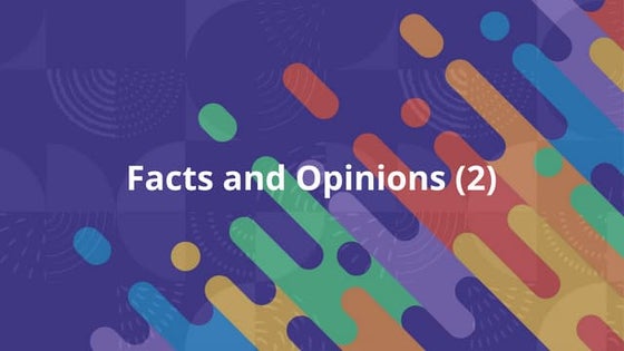 Fact and opinion_ppt | PPT | Pets