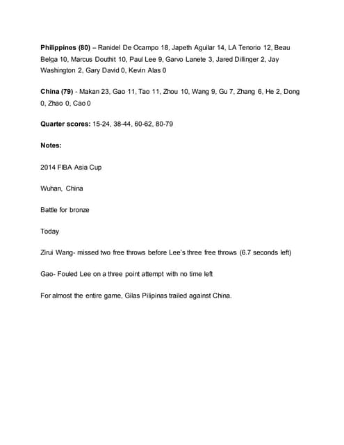 Sports Writing for campus journalism students | PPTX