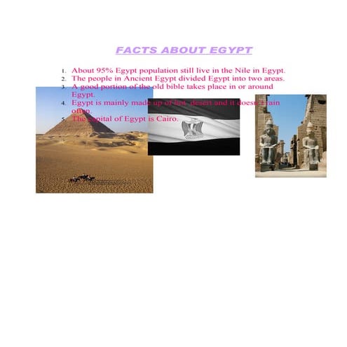 Facts about egypt no.2 | DOC