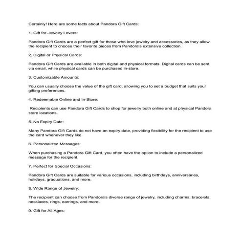 facts about Pandora Gift Cards---.pdf