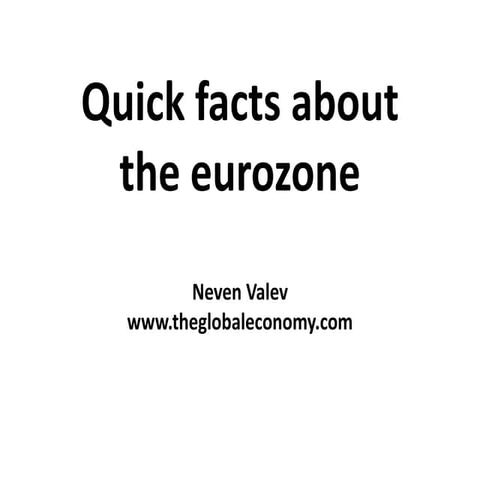 Quick facts about the eurozone | PPTX