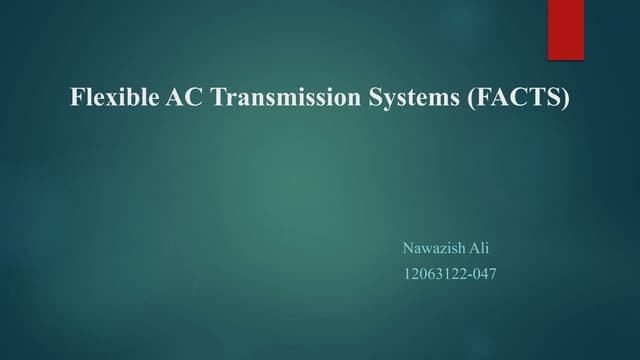 Reactive Power Compensation Devices FACT | PDF