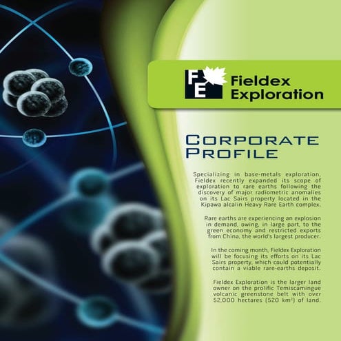Fact Sheet: Fieldex Exploration (TSXv: FLX) | PDF