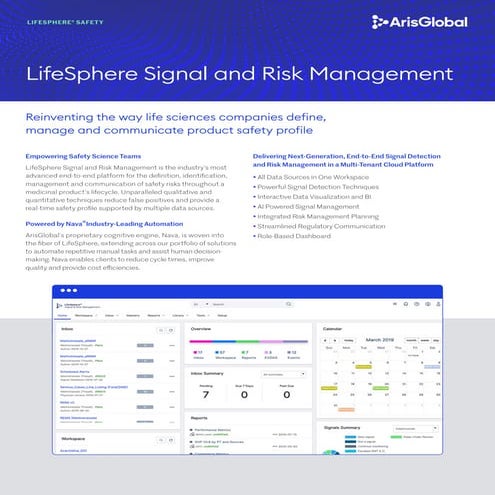 Factsheet - LifeSphere MultiVigilance - Adverse Event Processing ...
