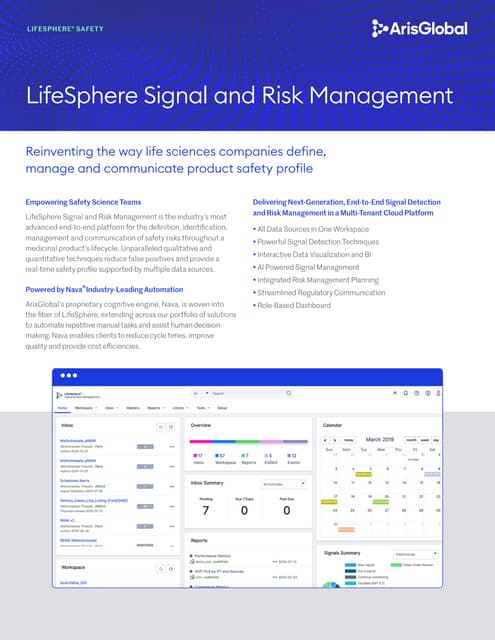 Factsheet - LifeSphere MultiVigilance - Adverse Event Processing ...